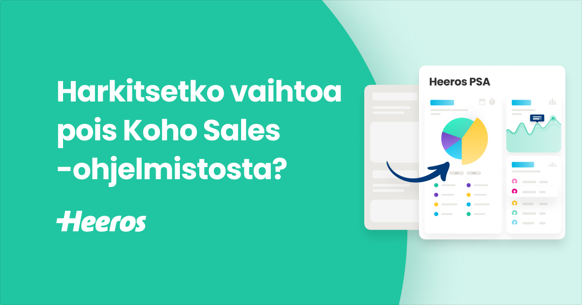 Koho Sales vai Heeros PSA asiantuntijayrityksen toiminnanohjaukseen?